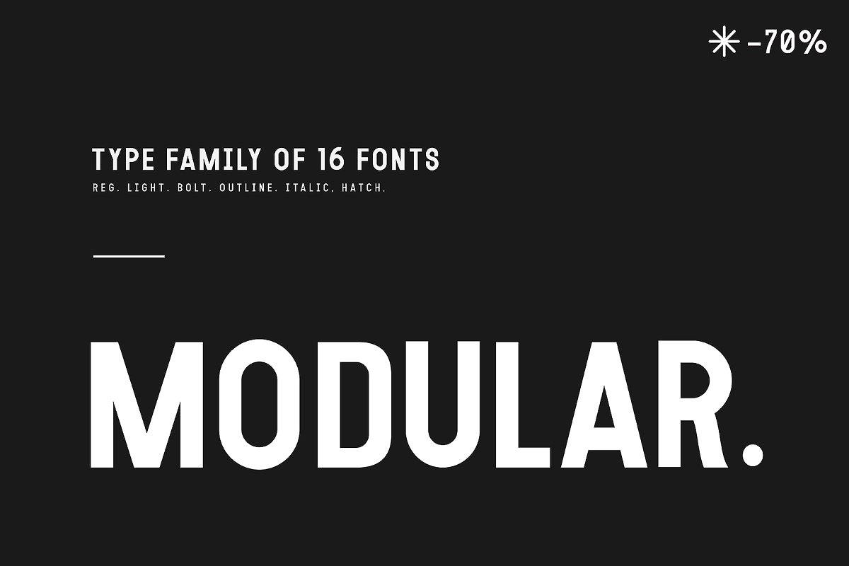 Download MODULAR font | fontsme.com