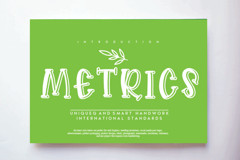 Download Metrics font | fontsme.com