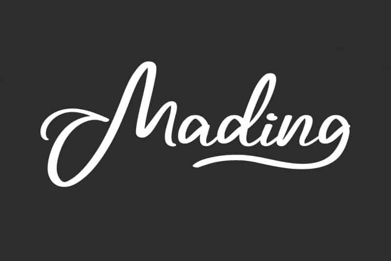 Download Mading Demo font | fontsme.com