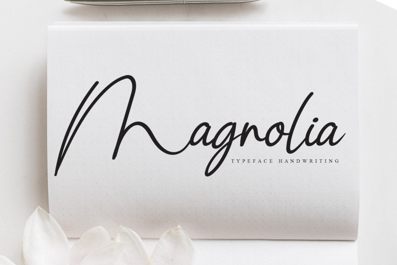 Download Magnolia font | fontsme.com