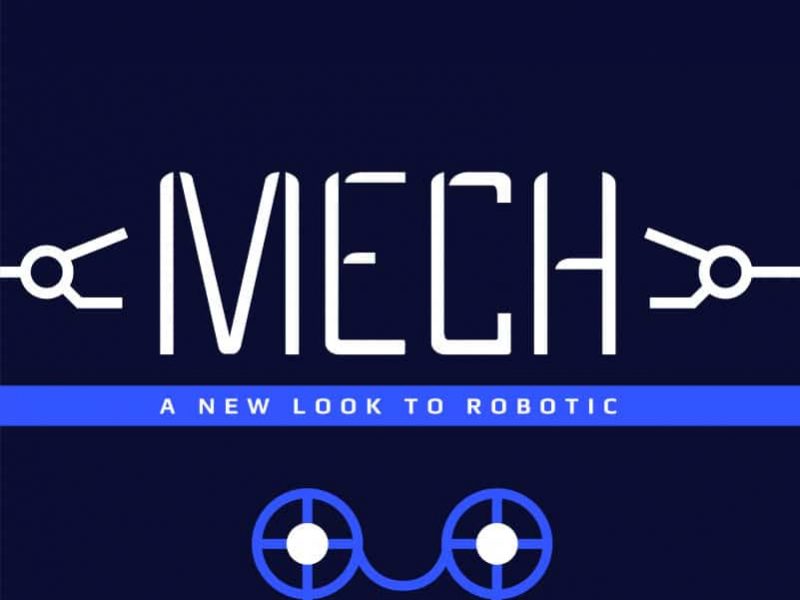 Download mech font | fontsme.com