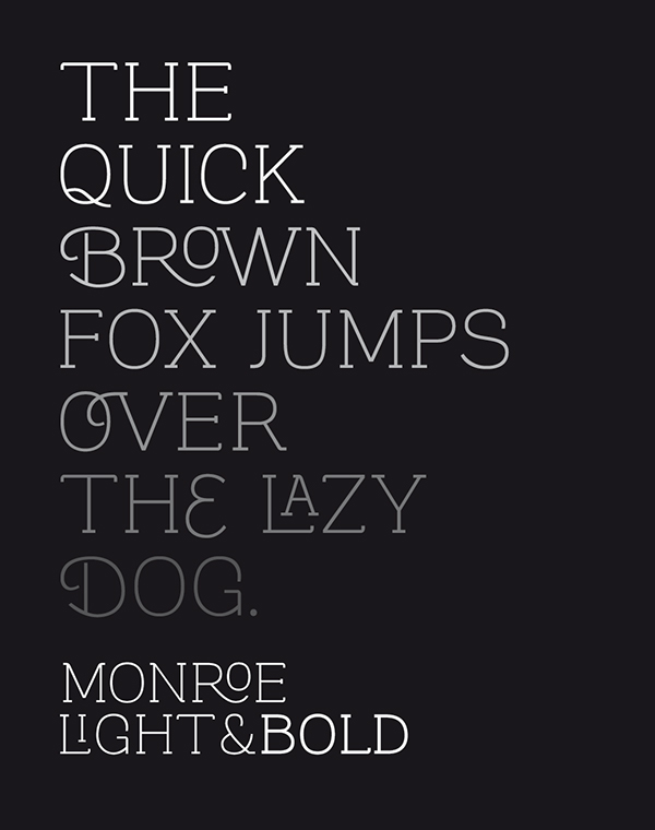 Download MonroeBlack font | fontsme.com