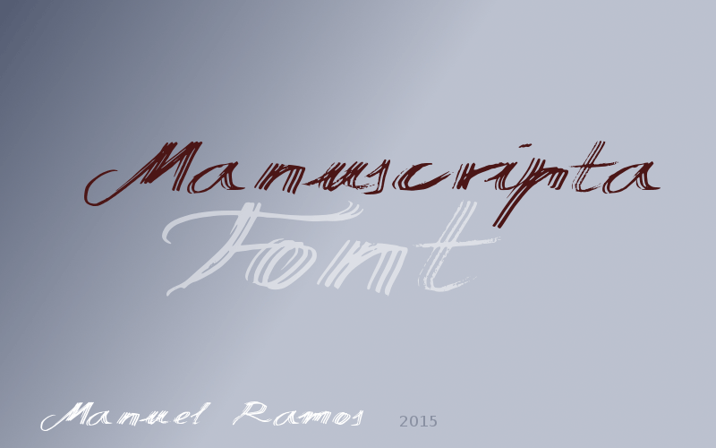 Download Manuscripta font | fontsme.com