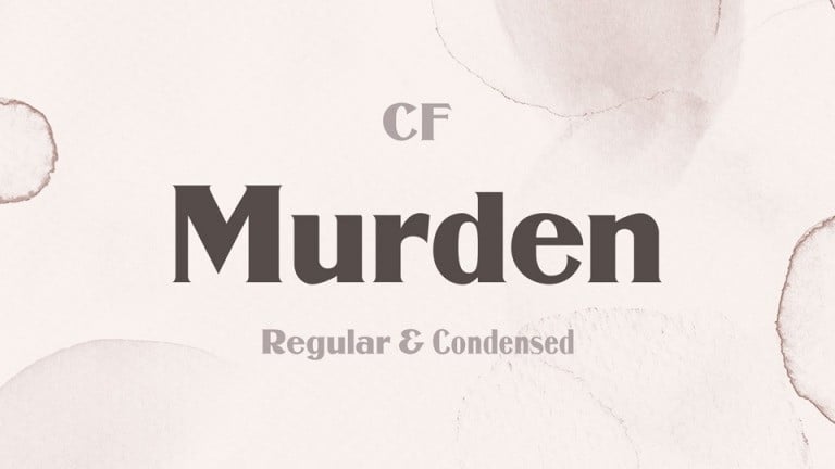 Download Murden CF ExtraBold font | fontsme.com