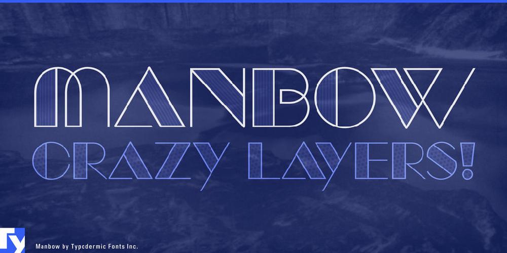 Download Manbow font | fontsme.com