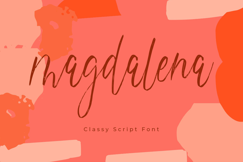 Download magdalena script font | fontsme.com