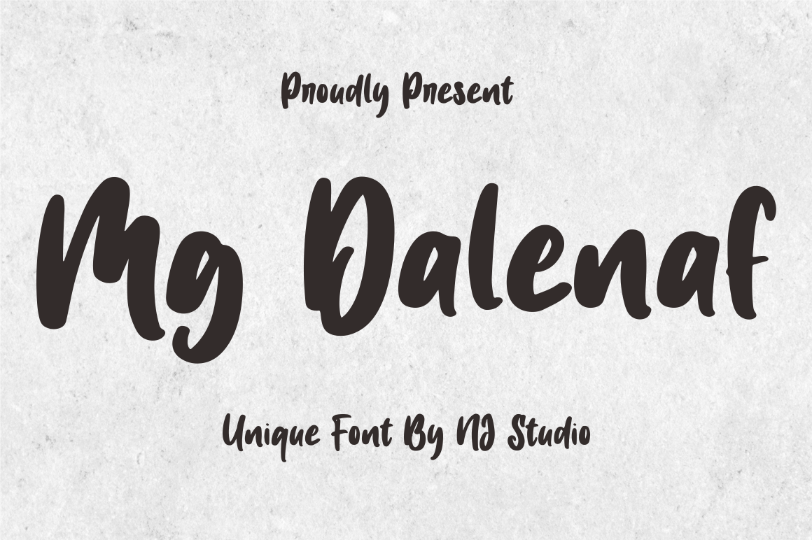 Download Mg Dalenaf font | fontsme.com