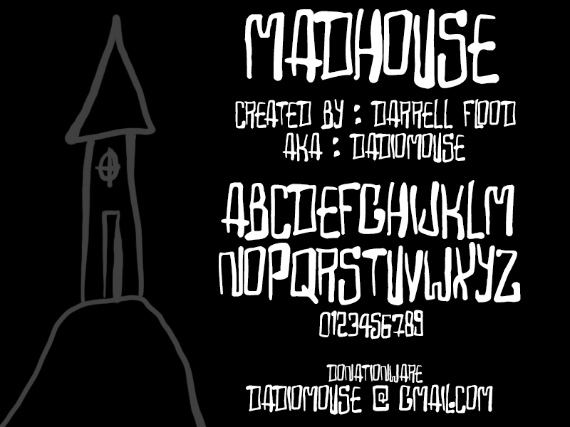 Download Madhouse font | fontsme.com