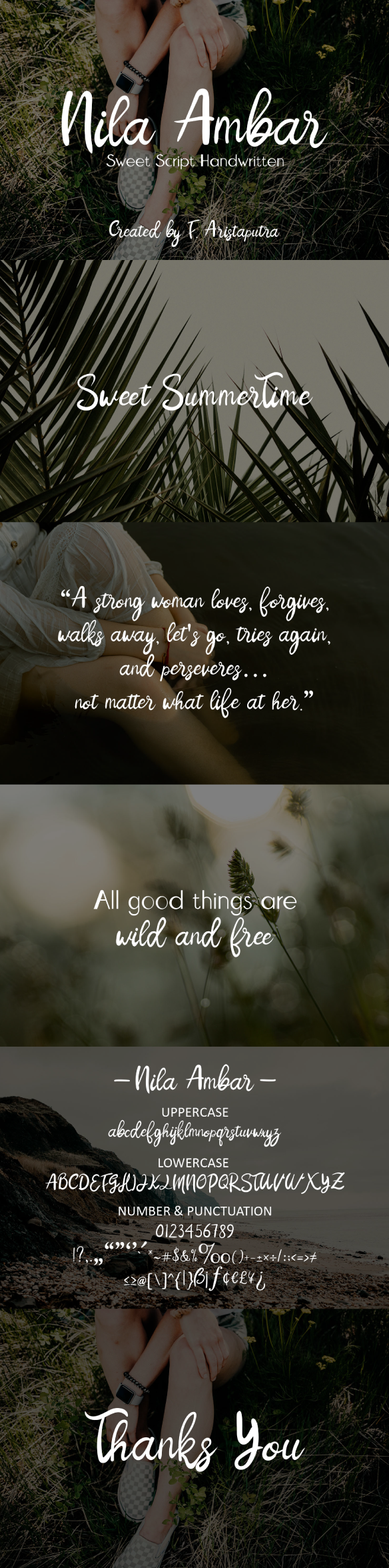 Download Nila Ambar font | fontsme.com