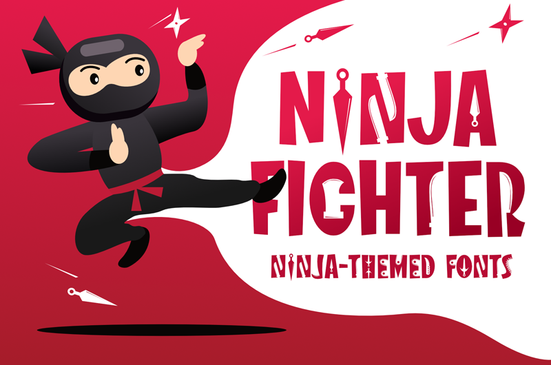 Download NINJA FIGHTER font | fontsme.com