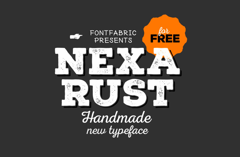 Download Nexa Rust Handmade Extended Font font | fontsme.com