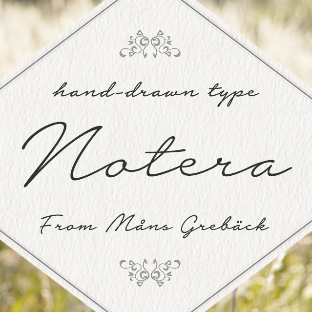 Download Notera 2 PERSONAL USE ONLY font | fontsme.com
