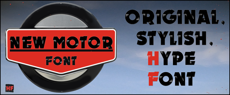 Download New Motor font | fontsme.com