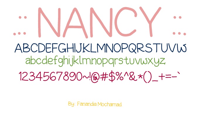 Download Nancy font | fontsme.com