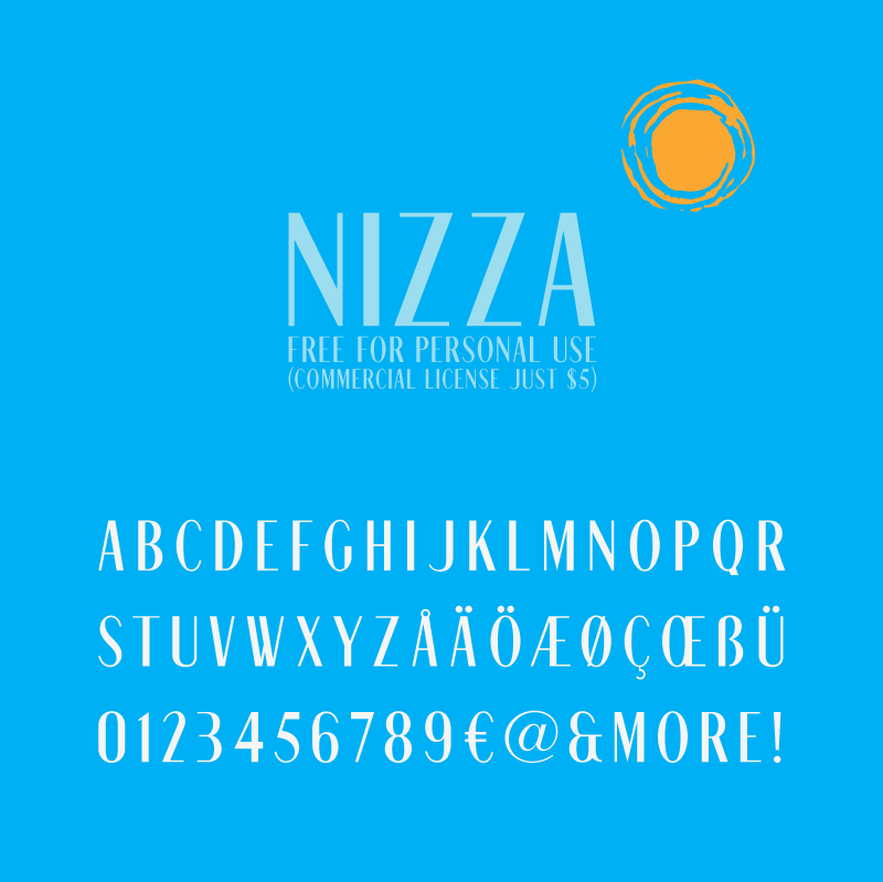 Download Nizza font | fontsme.com
