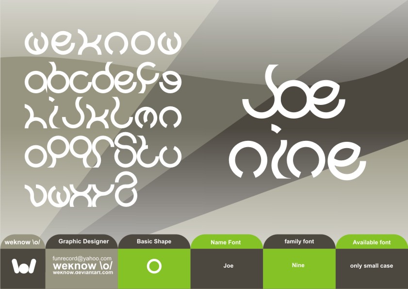 Download nine font | fontsme.com