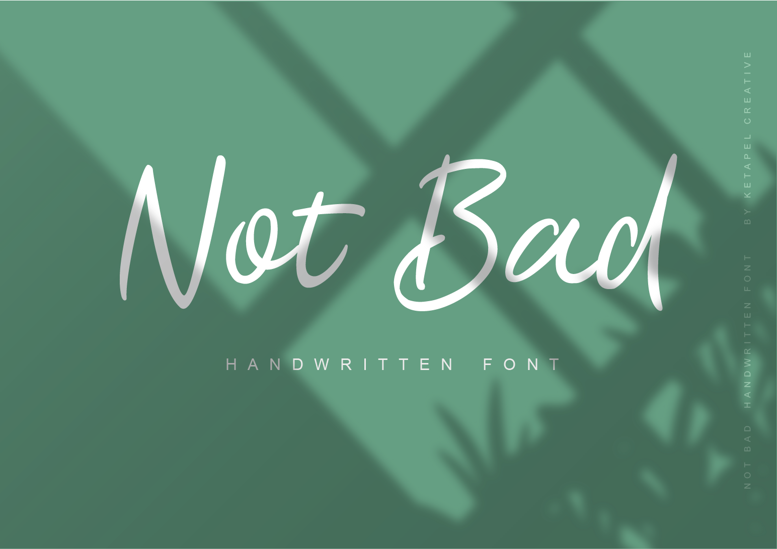 Download Not Bad_demo font | fontsme.com