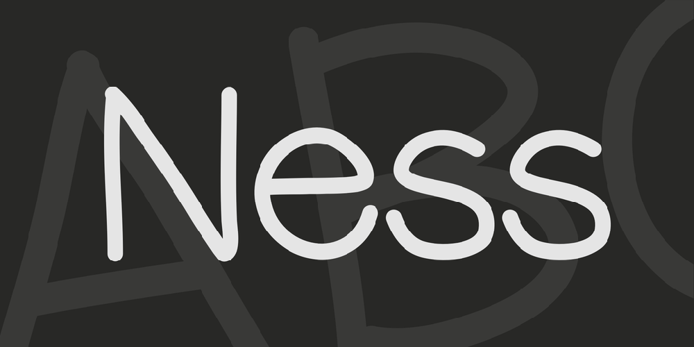 Download Ness font | fontsme.com