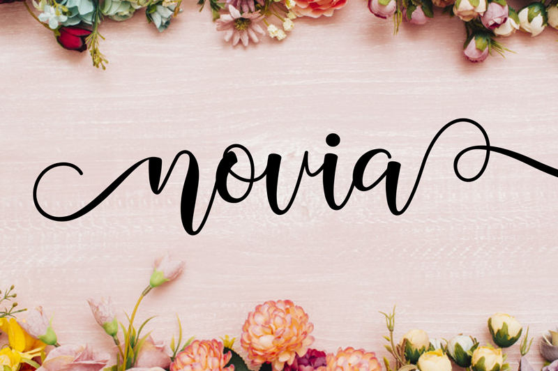 Download novia font | fontsme.com