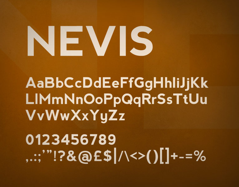 Download nevis font | fontsme.com
