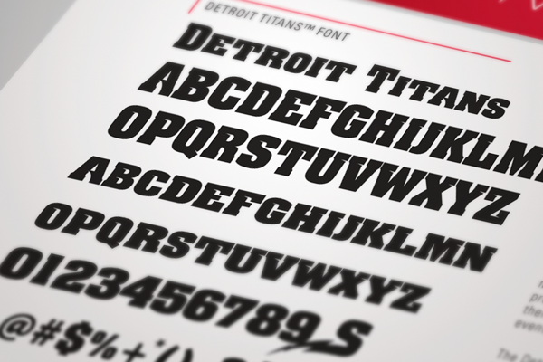 Download NCAA Detroit Titans font | fontsme.com