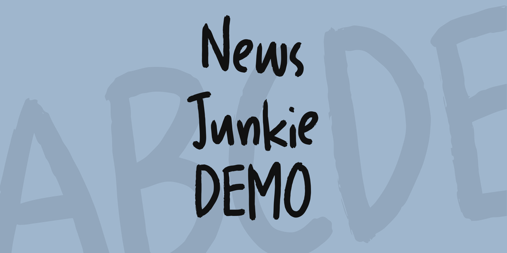 Download News Junkie DEMO font | fontsme.com
