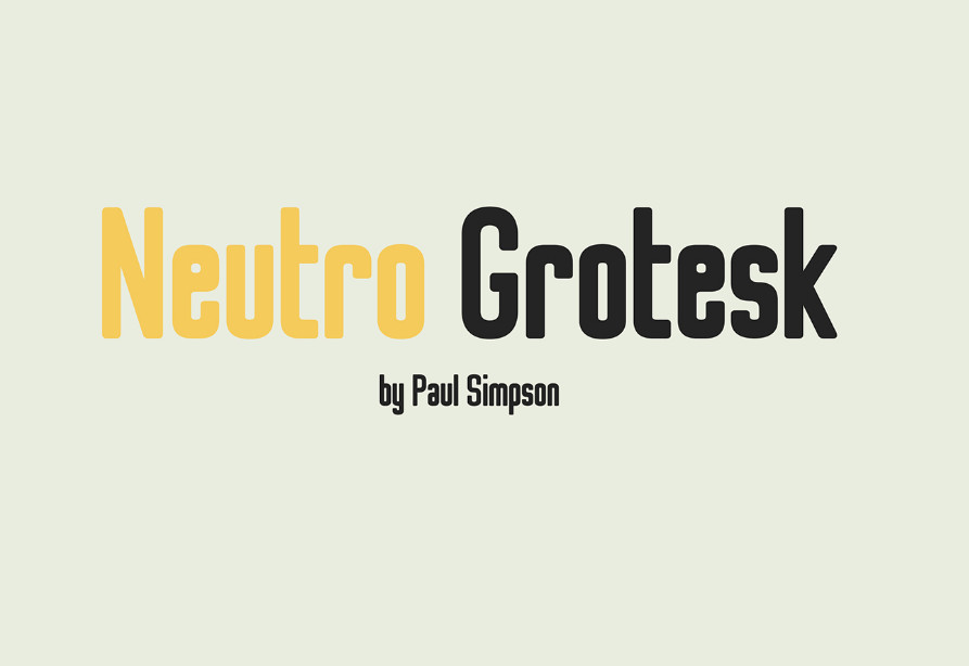 Download Neutro Grotesk font | fontsme.com