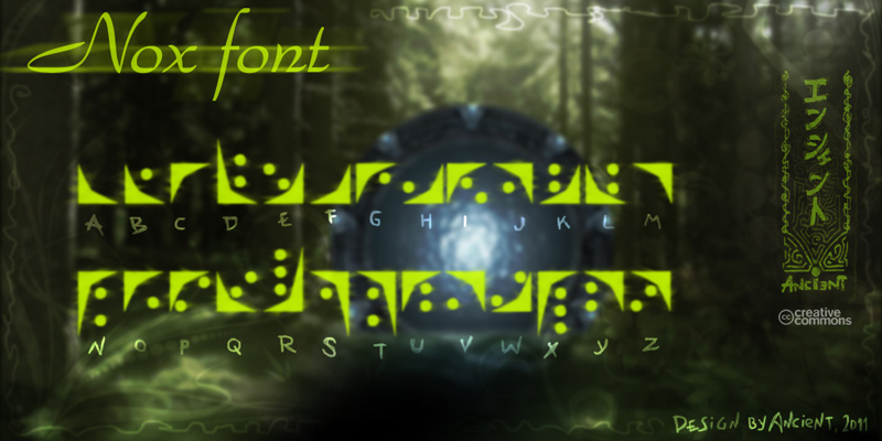 Download Nox font | fontsme.com