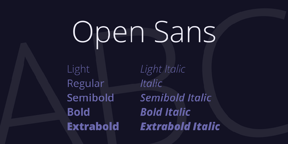 Download Open Sans font | fontsme.com