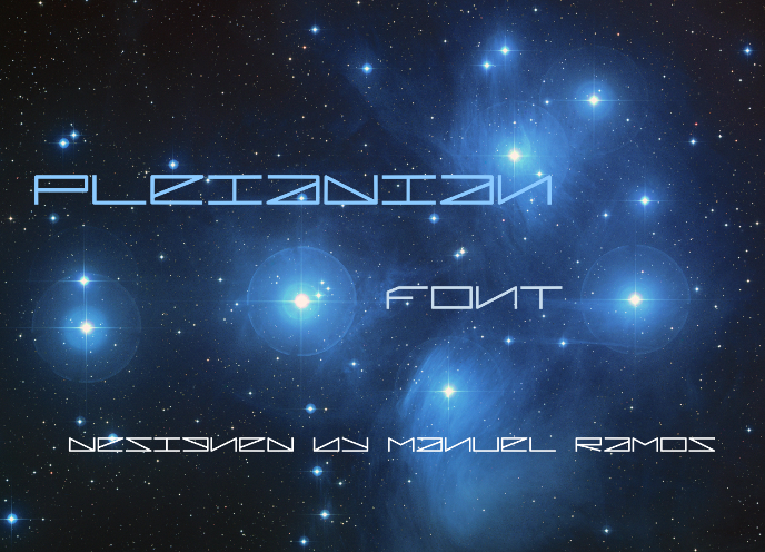 Download Pleiadian font | fontsme.com