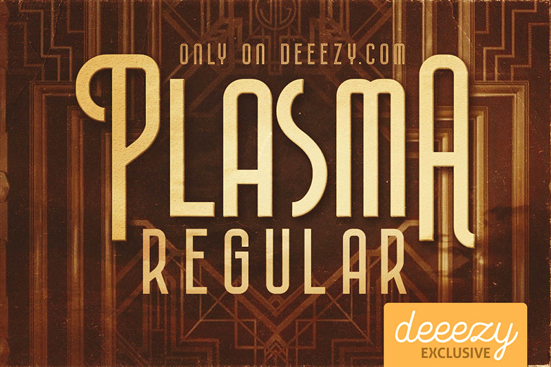 Download Plasma Regular font | fontsme.com