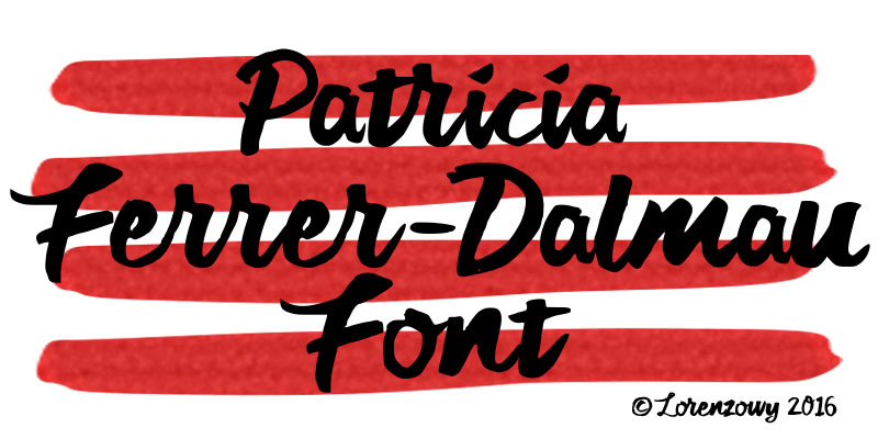 Download Patricia Ferrer-Dalmau font | fontsme.com