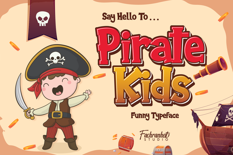 Download Pirate Kids font | fontsme.com