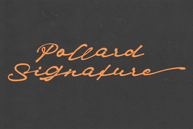 Download Pollard_Signature font | fontsme.com