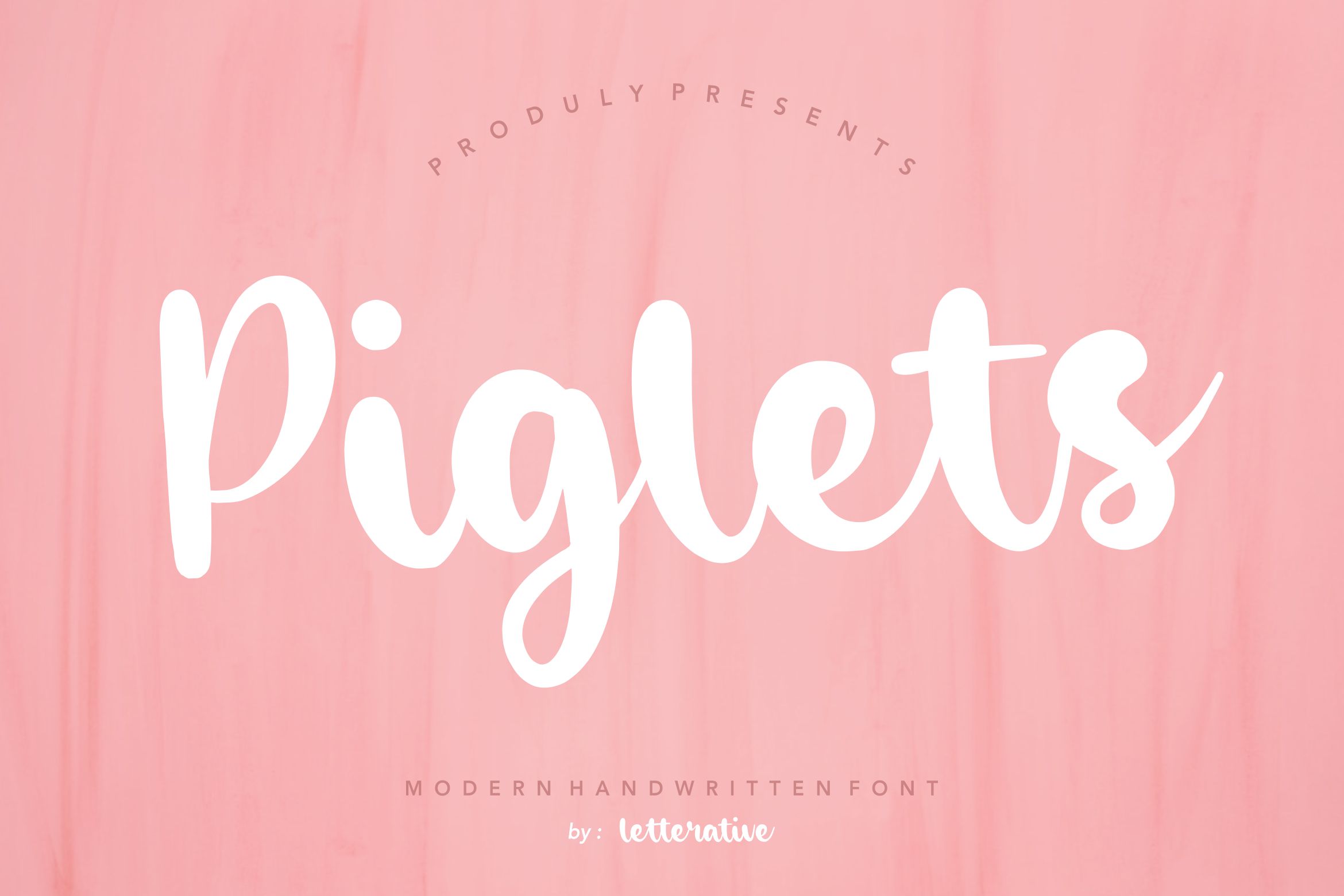 Download Piglets font | fontsme.com