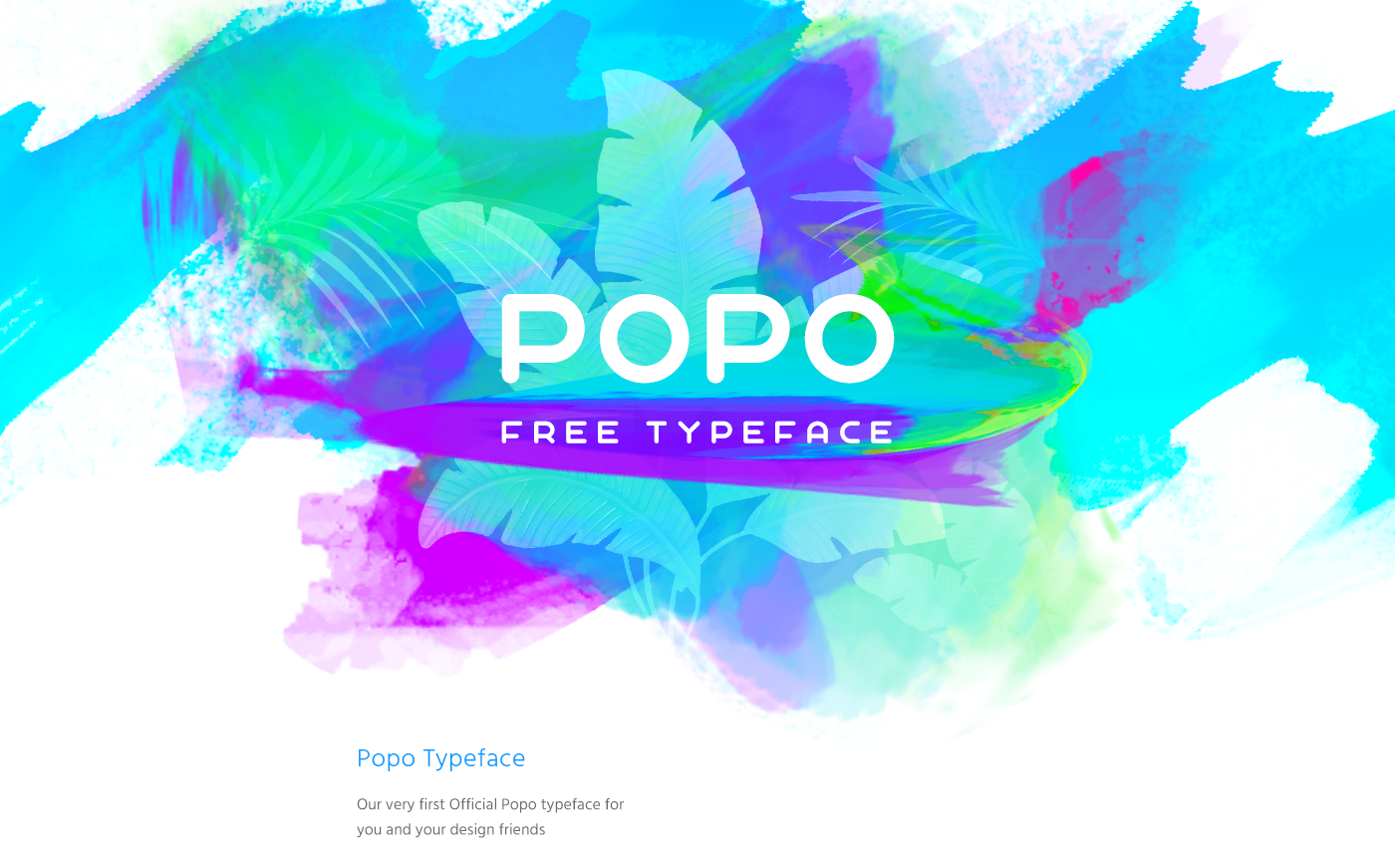 Download Popo Font font | fontsme.com