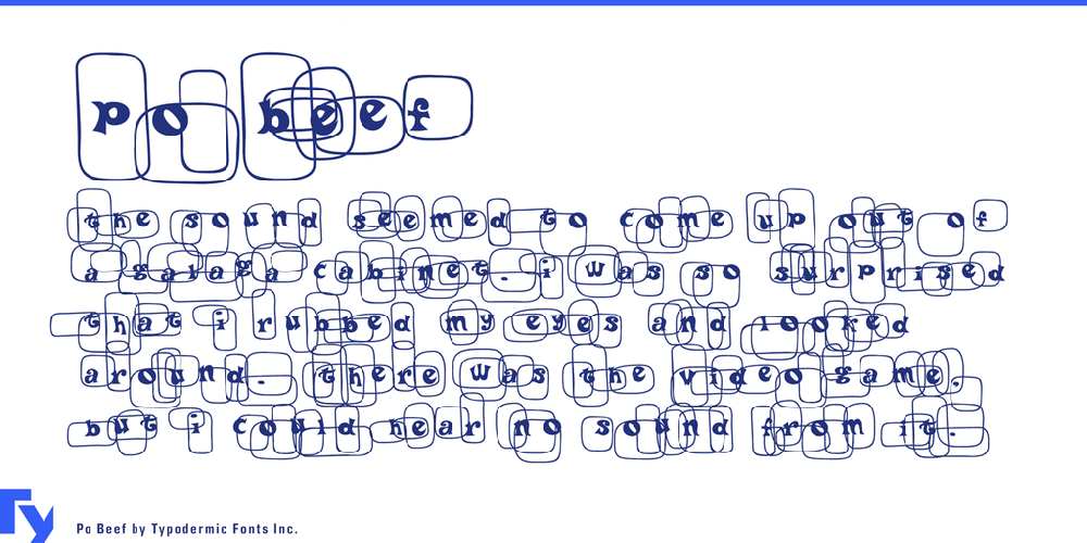 Download Po Beef font | fontsme.com
