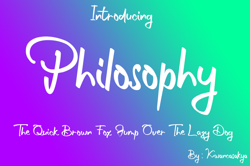 Download Philosophy font | fontsme.com