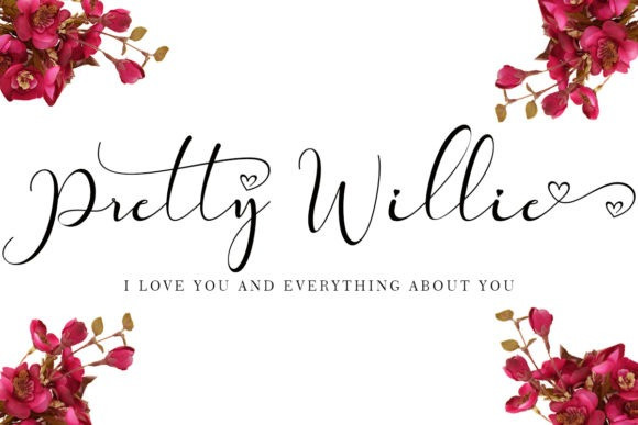 Download Pretty Willie font | fontsme.com