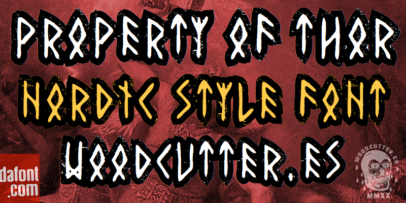 Download Property of Thor font | fontsme.com