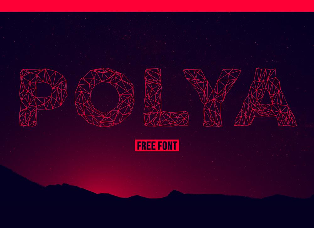 Download POLYA Regular font | fontsme.com