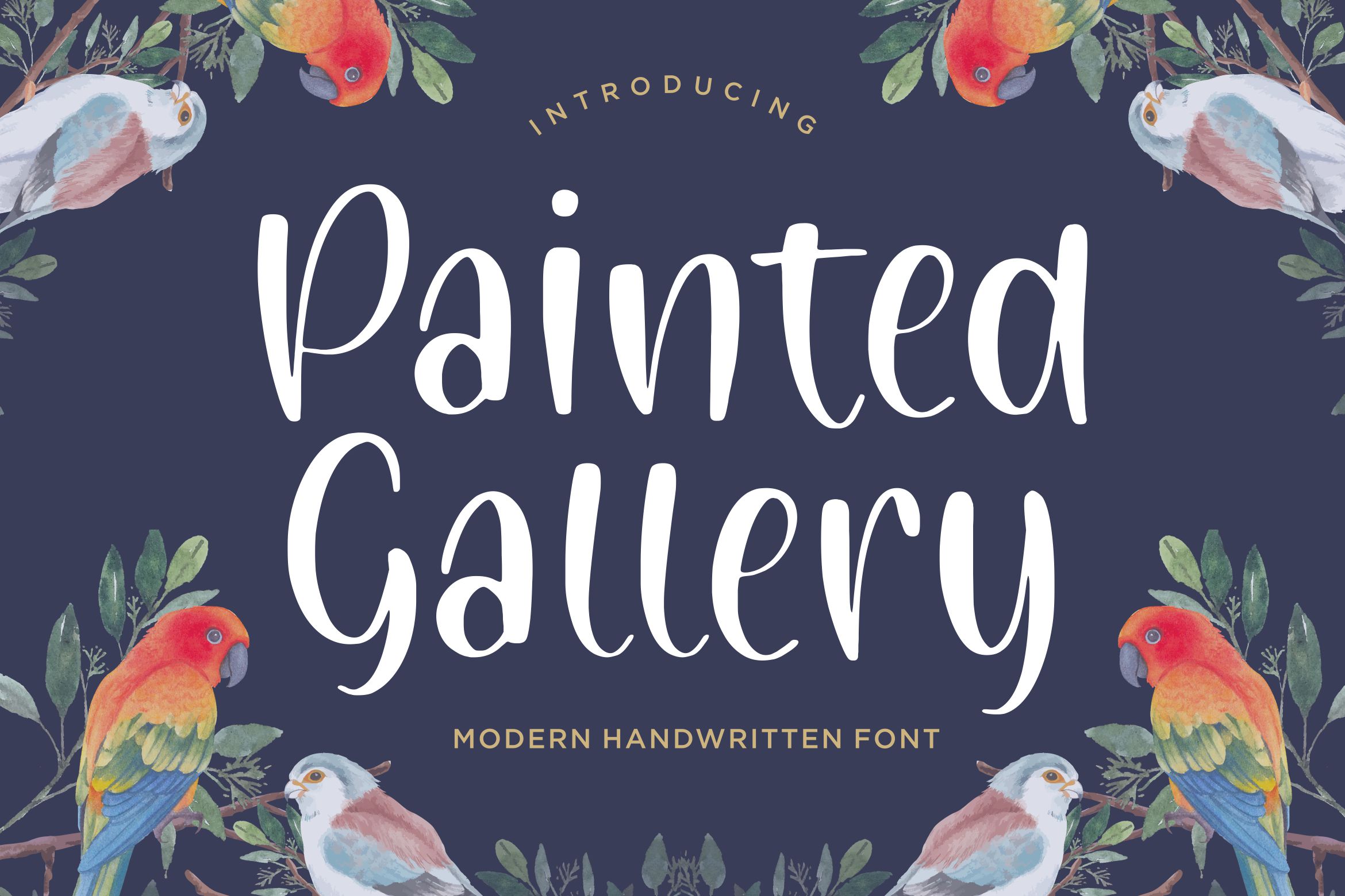 Download Painted Gallery font | fontsme.com