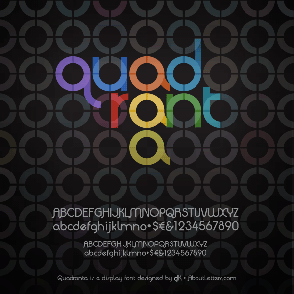 Download Quadranta font | fontsme.com
