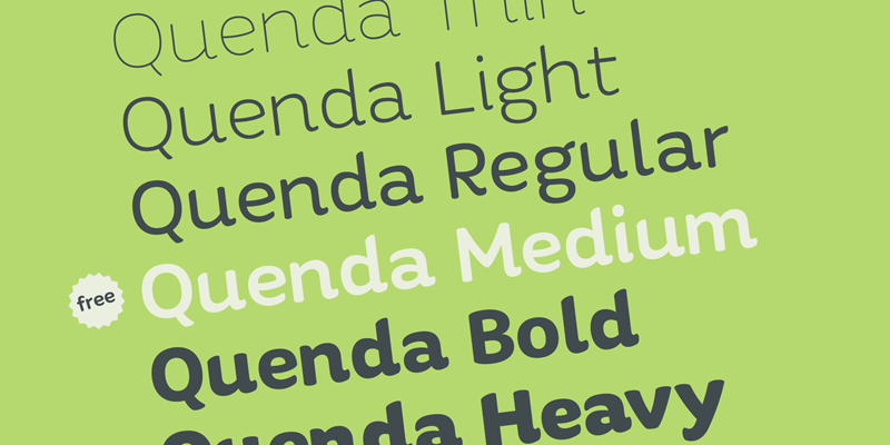 Download Quenda font | fontsme.com