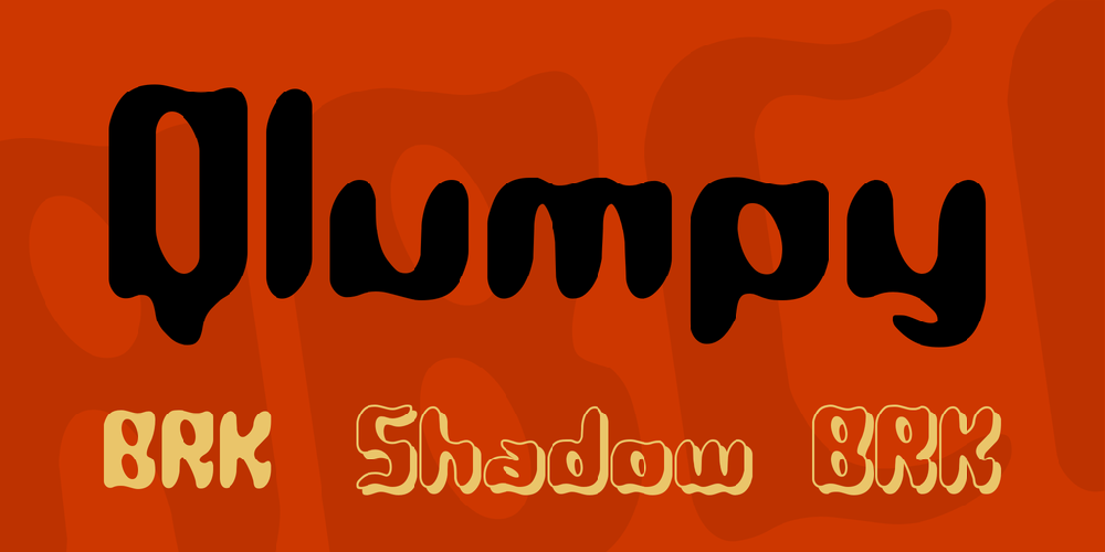 Download Qlumpy font | fontsme.com