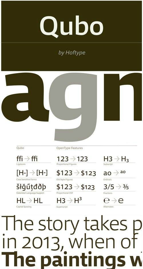 Download Qubo-Black font | fontsme.com
