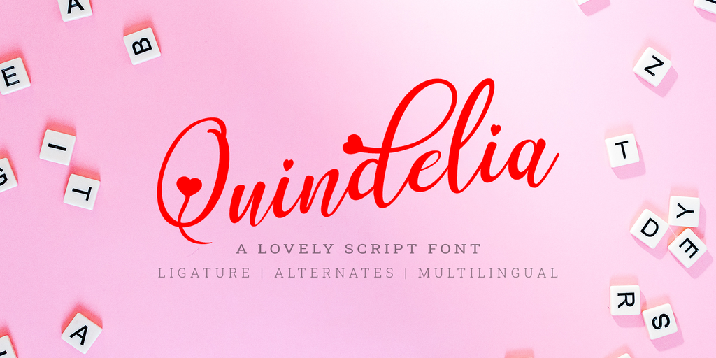 Download Quindelia font | fontsme.com