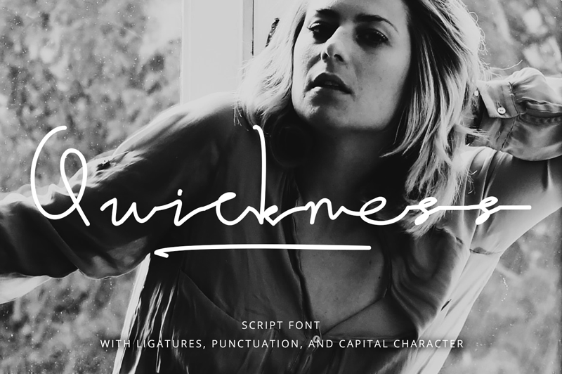Download Quickness Script font | fontsme.com