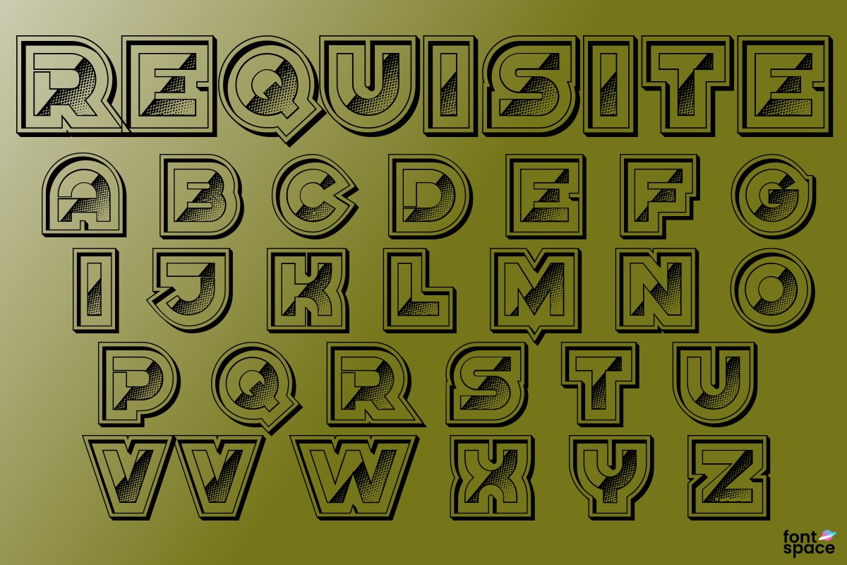Download Requisite font | fontsme.com