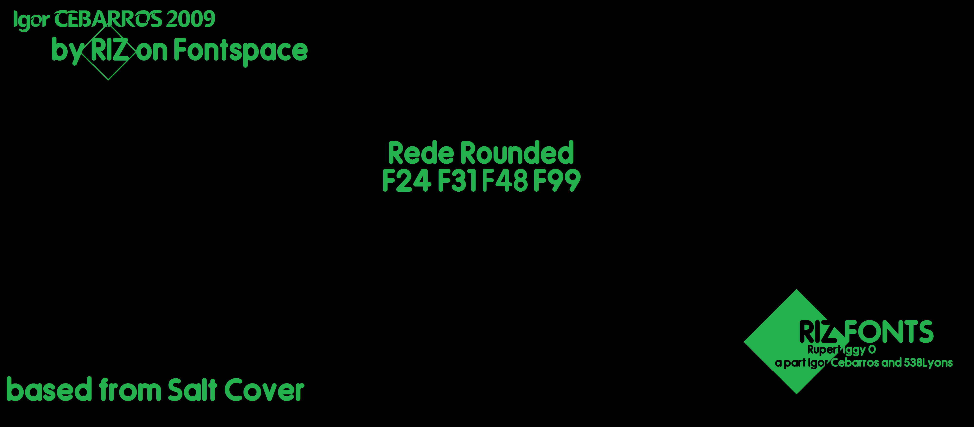 Download Rede Rounded F24 font | fontsme.com